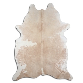Cowhide Area Rugs NATURAL HAIR ON COWHIDE BEIGE AND WHITE 3 - 5 M GRADE ...