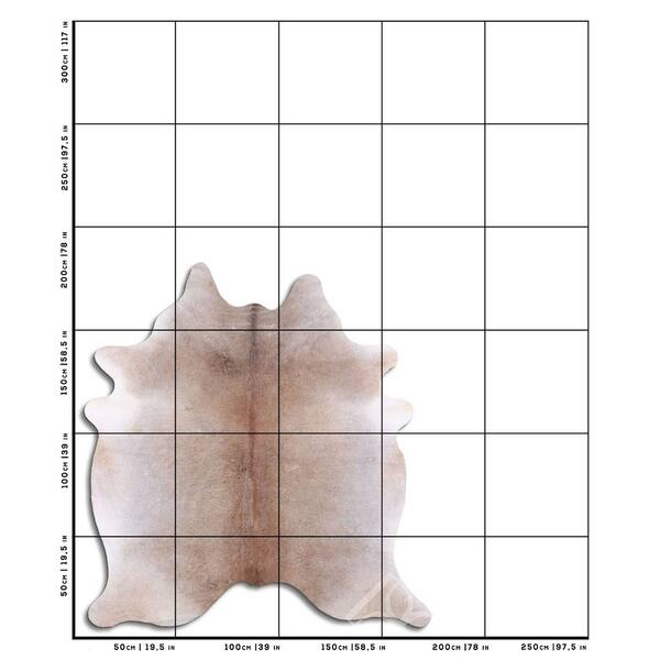 Cowhide Area Rugs NATURAL HAIR ON COWHIDE TAN GREY 2 - 3 M GRADE A size ...