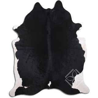 Cowhide Area Rugs NATURAL HAIR ON COWHIDE BLACK 3 - 5 M GRADE A size ...