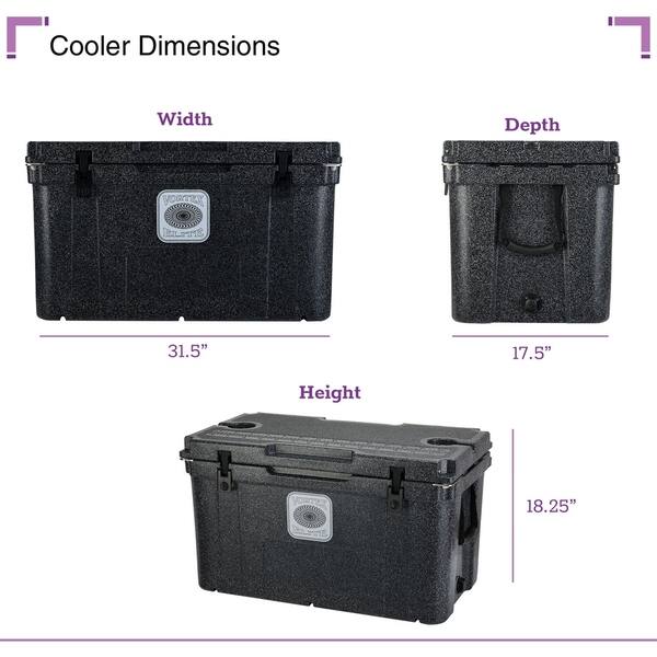 Vortex Elite Series 78-Quart Wheel-Kit Ready Rotational-Molded ...