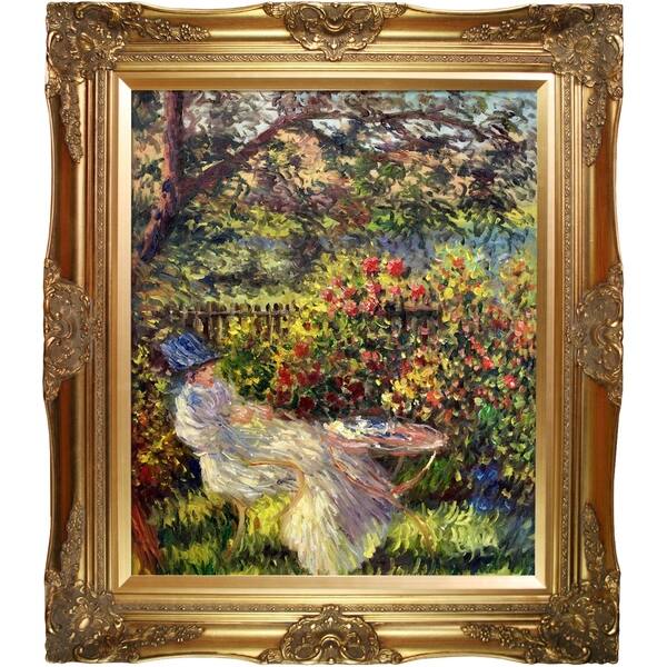 La Pastiche overstockArt Alice Hoschede Au Jardin with Victorian Gold ...