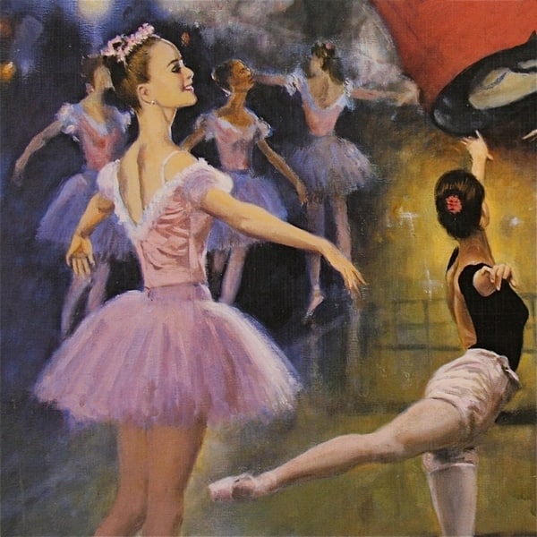 CANVAS When I Grow Up I Want to Be a Ballerina by Clemente Micarelli ...