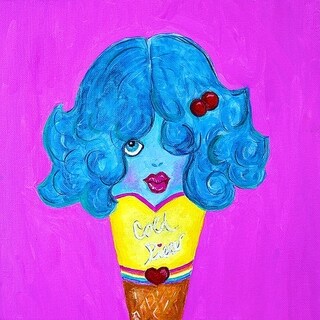 CANVAS Zebra Snarl Pink Lips by Timmery Pop Art Painting Reproduction ...