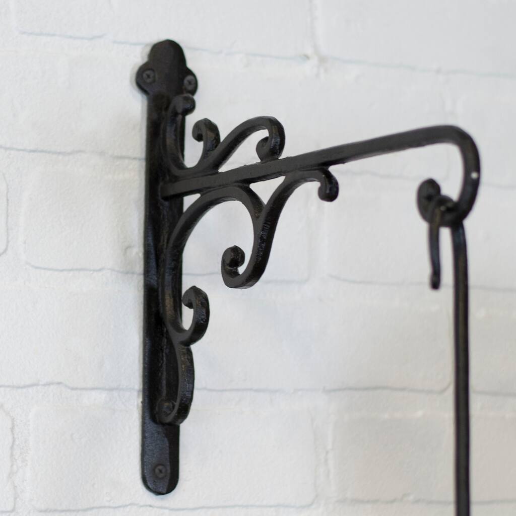 Decorative metal planting hook - Overstock - 29140675