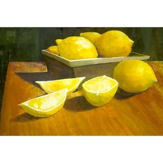 CANVAS Lemons 01 by Susan Fehlinger Art Art Painting Reproduction - Bed ...