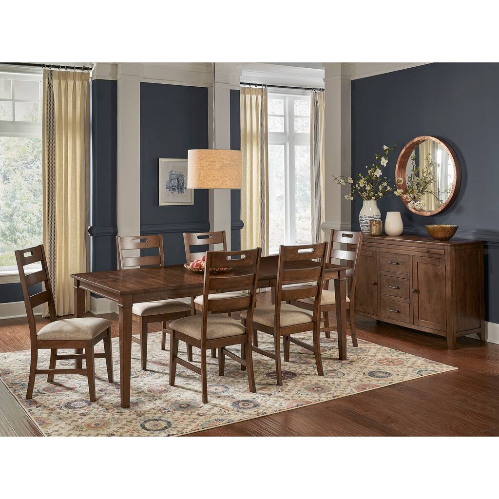 Simply Solid Whittaker Solid Wood 8-piece Dining Collection - Overstock ...
