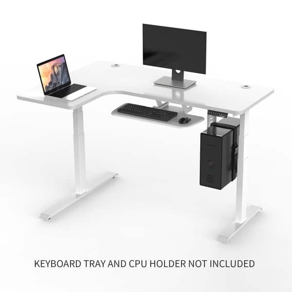Eureka Ergonomic? Height Adjustable L-Shape Corner Electric Standing ...