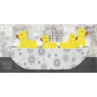 CANVAS Ducks in a Bathtub by Beth Albert - 24x12 - Bed Bath & Beyond ...