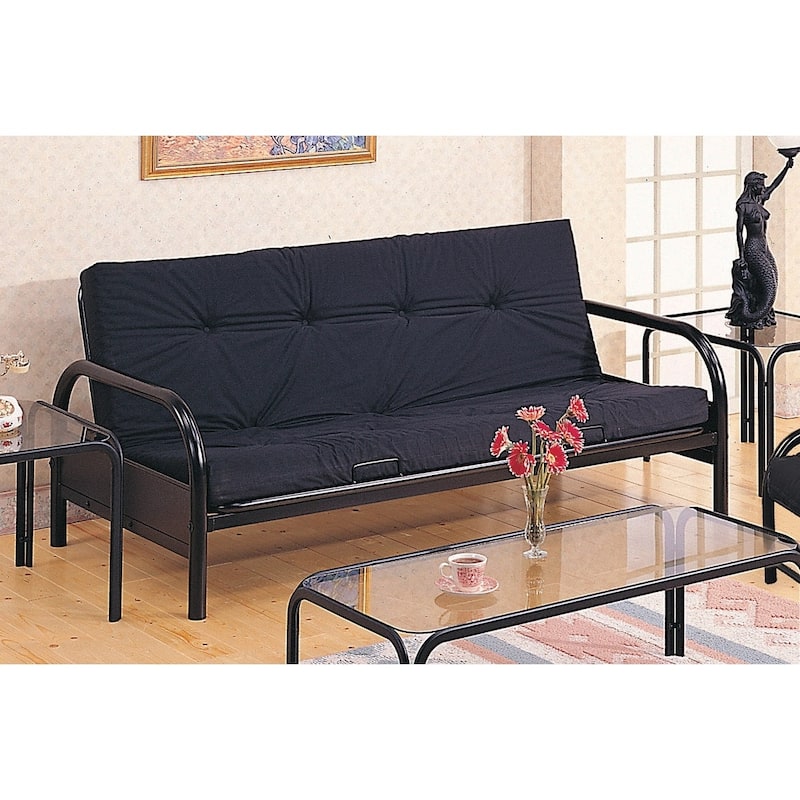 Glidden Glossy Black Futon Frame - Overstock - 29173618