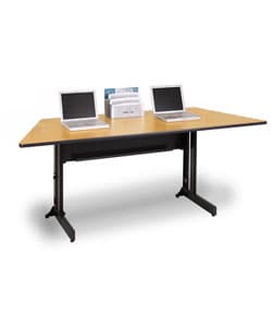 Marvel 72-inch Folding Trapezoid Training Table - Bed Bath & Beyond ...