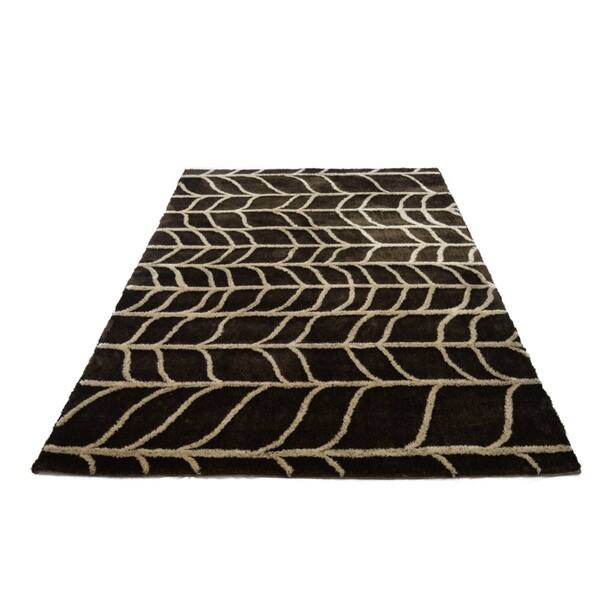 Copper Grove Mandal Modern Tread Shag Area Rug - Bed Bath & Beyond ...