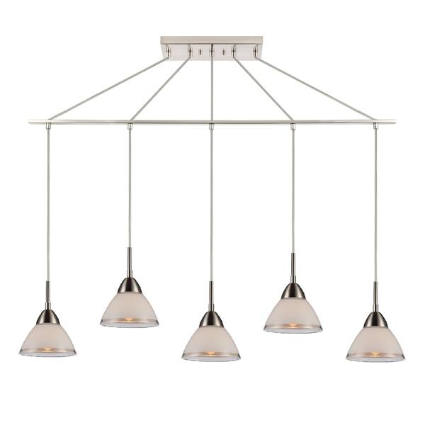 Woodbridge Lighting Lucia 5-light Linear Pendant w/LED - Bed Bath ...