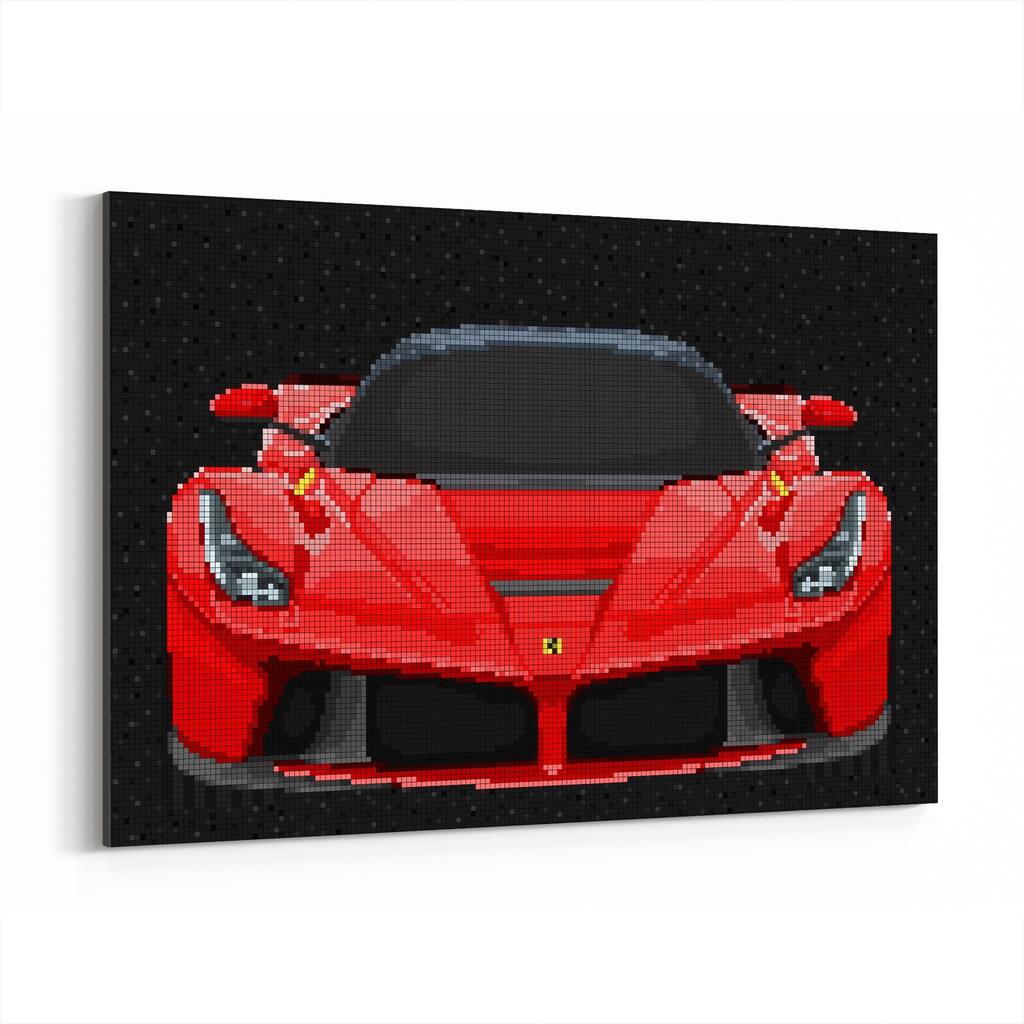 Noir Gallery Ferrari F70 Car Design Canvas Wall Art Print - Overstock ...