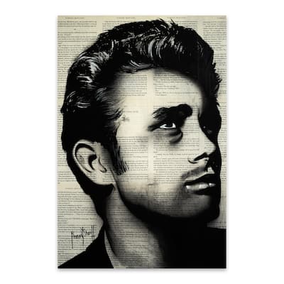 Noir Gallery James Dean Pop Culture Icons Metal Wall Art Print ...