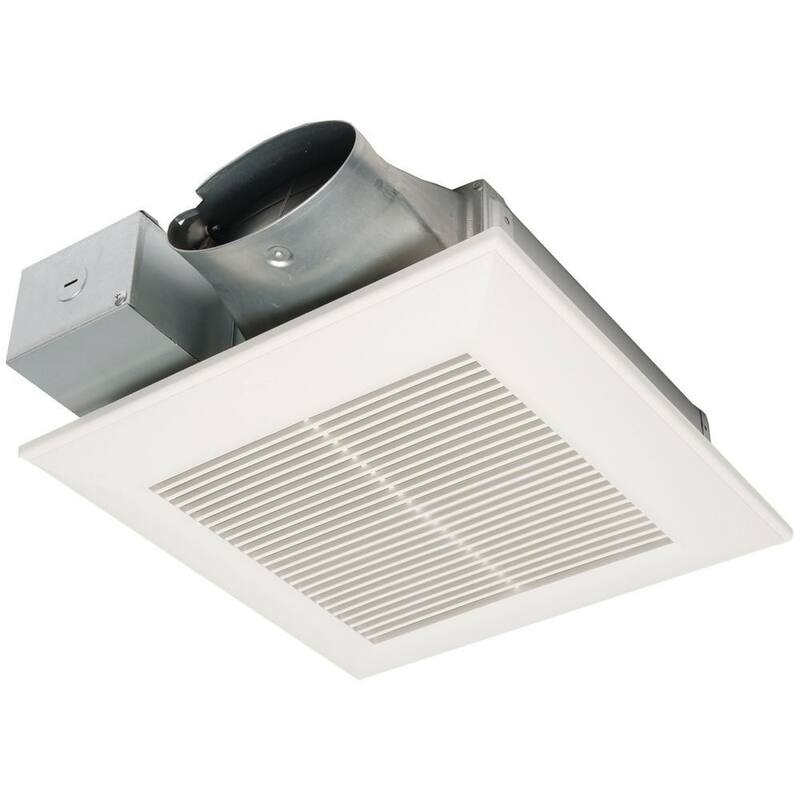 Panasonic WhisperValue-DC 50-80-100 CFM Pick-A-Flow Ceiling Ventilation ...