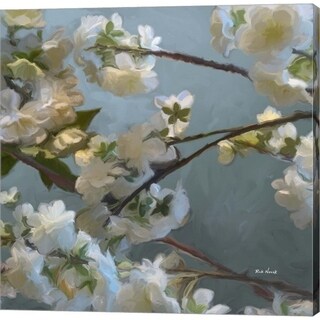 Rick Novak 'Silver Light Florals 1' Canvas Art - Bed Bath & Beyond ...