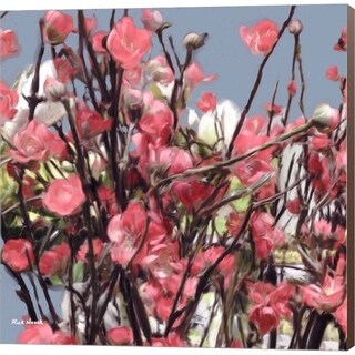 Rick Novak 'Pink Flowers 2' Canvas Art - Bed Bath & Beyond - 29230111