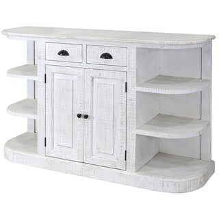 The Gray Barn Tupper Hill Two Door Two Drawer Chatter Cut White Washed ...