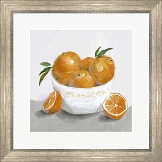 Isabelle Z 'Oranges' Framed Art - Bed Bath & Beyond - 29237718