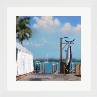 Rick Novak 'Pier Two' Framed Art - Bed Bath & Beyond - 29238060