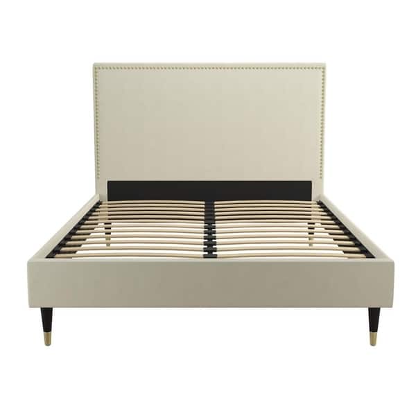 CosmoLiving by Cosmopolitan Audrey Upholstered Bed - Bed Bath & Beyond ...