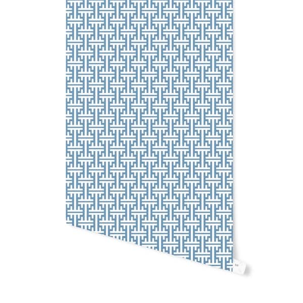 ELLE Decor HINGE ROBINS EGG Peel and Stick Wallpaper By Kavka Designs ...
