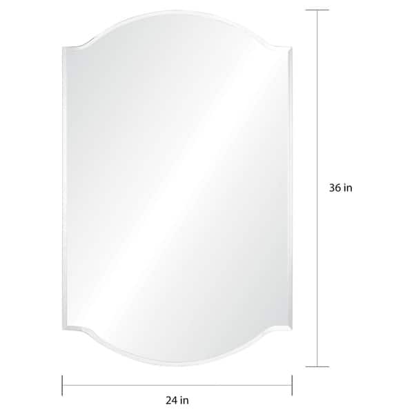 Carson Carrington Hjuljern Traditional Unframed All Glass Mirror - Bed ...