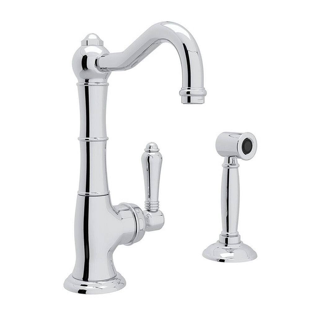 Rohl Italian Kitchen Cinquanta Kitchen Faucet with Single-Lever Handle ...