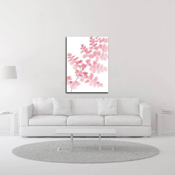"Pink Maidenhair" by Lexie Greer, Print on Canvas, Ready to Hang - Bed ...
