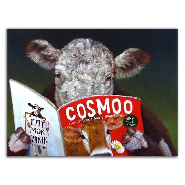 "Cow Tips" by Lucia Heffernan, Print on Canvas, Ready to Hang - Bed ...