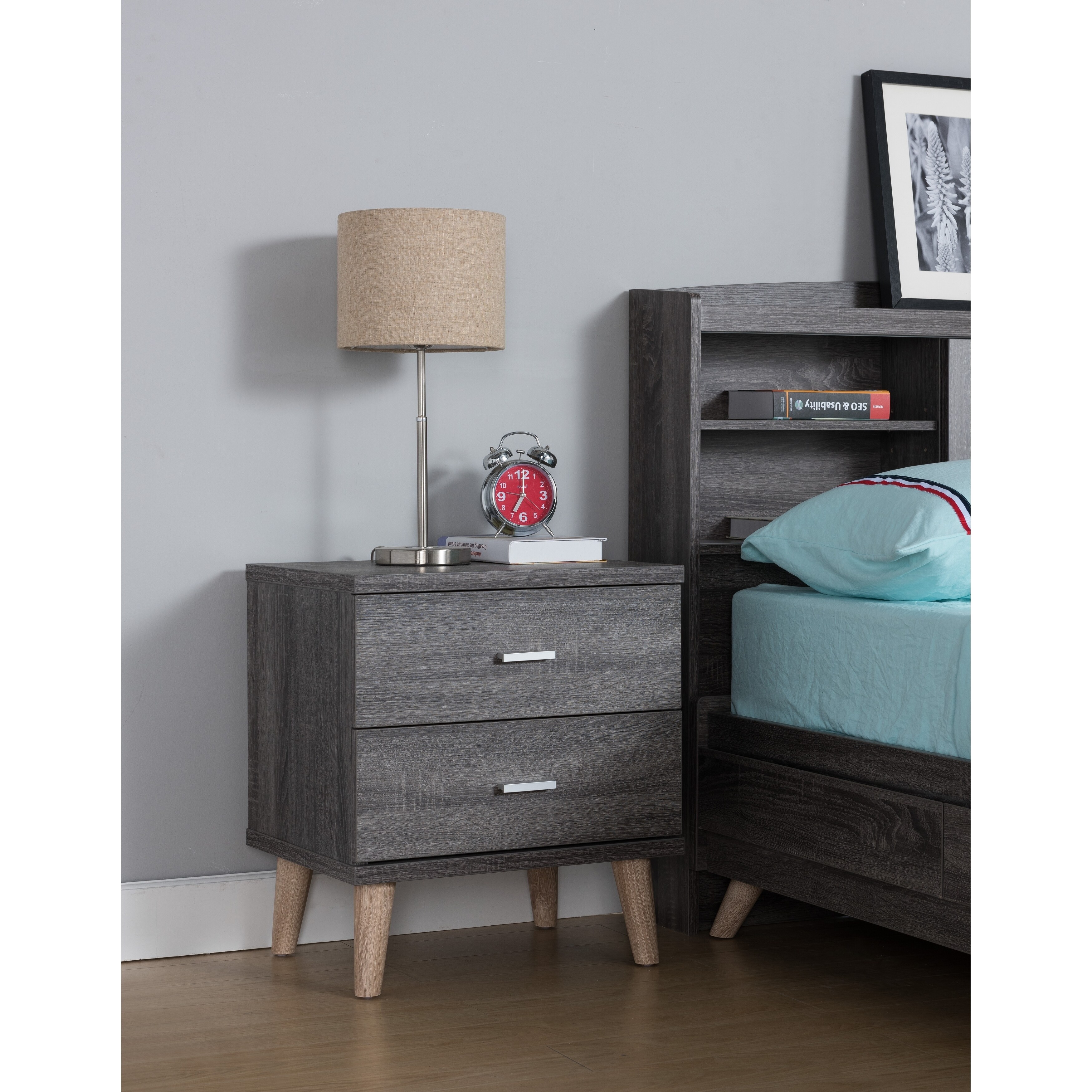 Carson carrington gjovik contemporary distressed grey wardrobe armoire store