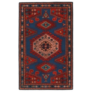 RugSmith Blue Yuma Southwest Transitional Area Rug - Bed Bath & Beyond ...