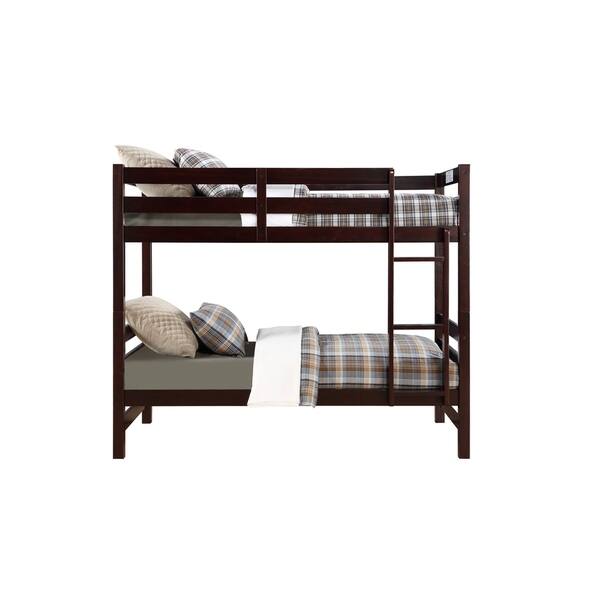 ACME Ronnie Twin/Twin Bunk Bed in Espresso - Bed Bath & Beyond - 29548194