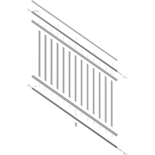 INTEX Providence Rail Kit w/Reinforcements, 13 Baluster, Screws ...