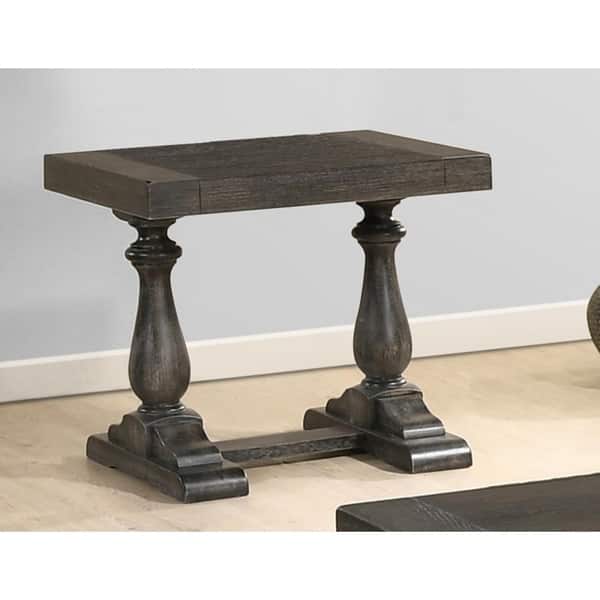 Best Master Furniture Rustic Square End Table - Bed Bath & Beyond ...