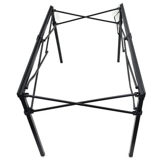 GoTEAM Portable Heavy Duty Aluminum Roll-Top Table, Camping/Tailgating ...