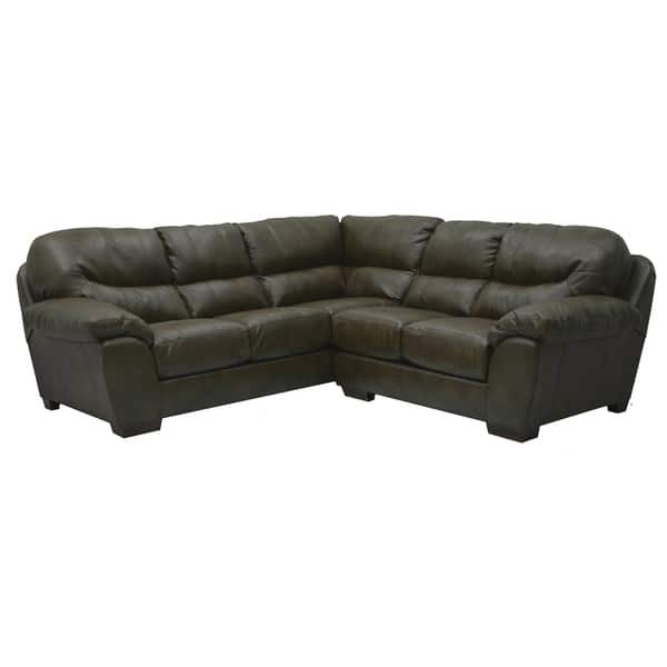 Beckner Bonded Leather Sectional Sofa - Bed Bath & Beyond - 29593305