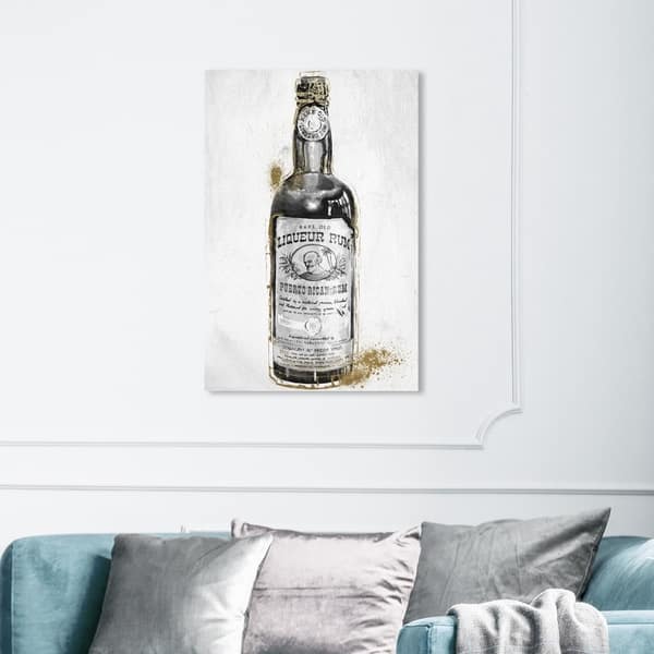 Wynwood Studio 'Rum Night' Drinks and Spirits Wall Art Canvas Print ...
