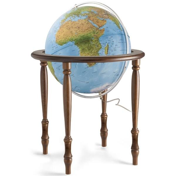 Waypoint Geographic Valencia Blue 20-inch Illuminated Floor Standing ...