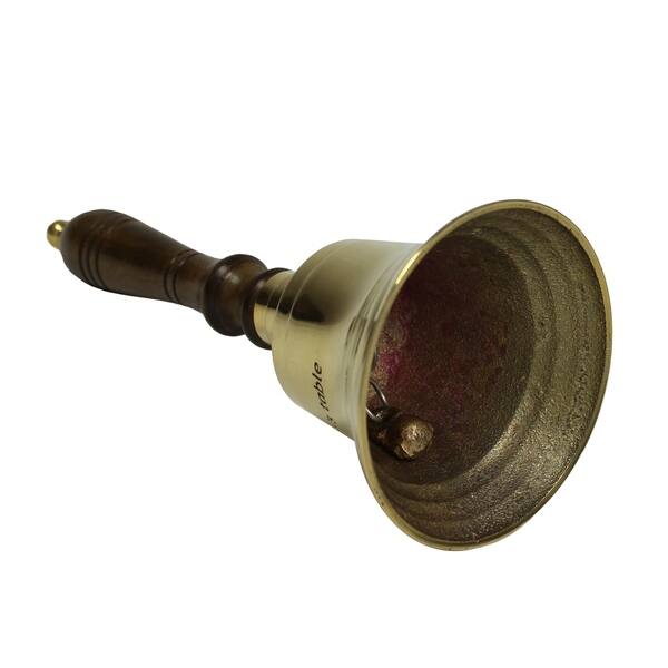 Handcrafted Engraved Antiqued Solid Brass 9-Inch Captain Bell - Bed ...