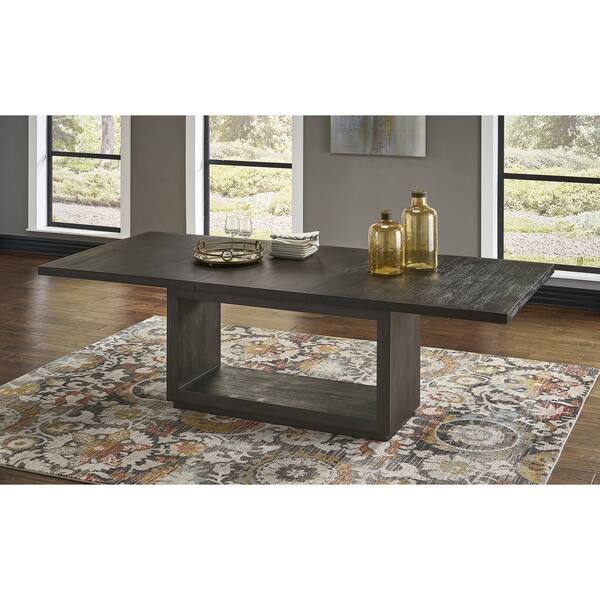 Carbon Loft Barron Rectangular Dining Table in Basalt Grey - Bed Bath ...
