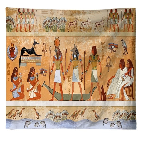 Ancient Egyptian Egypt Tapestry #9 59" x 39" - Bed Bath & Beyond - 29660275