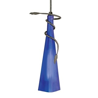 3.5"W Tuscan Vineyard Triangular Wine Bottle Mini Pendant - Bed Bath ...
