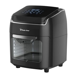 Magic Chef 10.5 Qt. BPA FREE Digital Air Fryer Oven Rotisserie ...