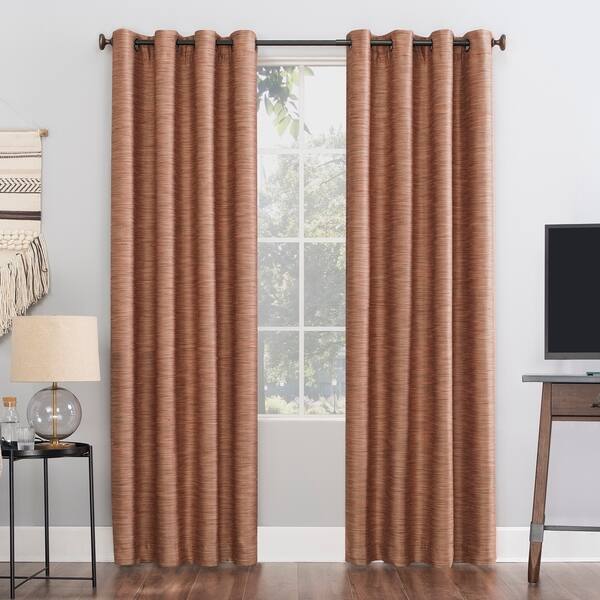 Sun Zero Rhett Woven Strie Theater Grade Extreme Total Blackout Grommet ...