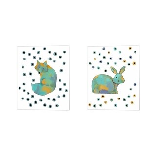 Judi Bagnato 'Rabbit & Fox' Canvas Art (Set of 2) - 12 x 15 - Bed Bath ...