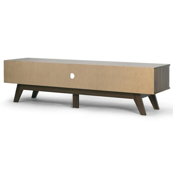Anoki TV Stand Walnut Finish with Contrasting White Door - Bed Bath ...