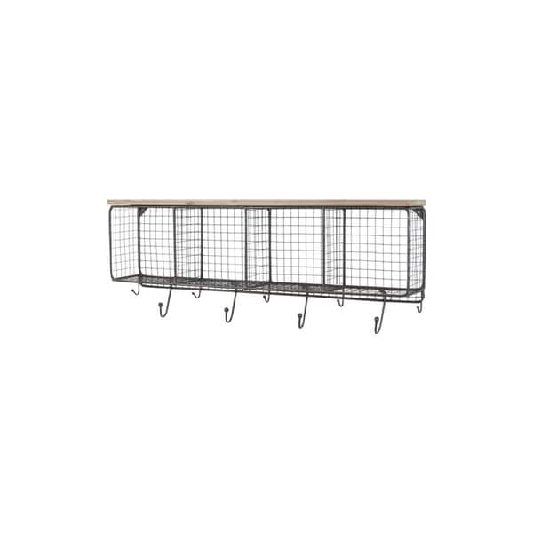 Carbon Loft McClarnon Large Wire Mesh Four Horizontal Cubbies with ...