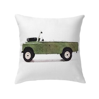 BRYAN VINTAGE LAND ROVER Decorative Pillow By Kavka Designs - Bed Bath ...