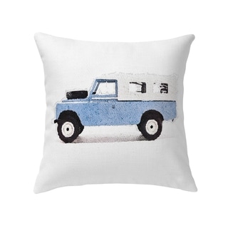 BASS LIGHT BLUE LAND ROVER Decorative Pillow By Kavka Designs - Bed ...